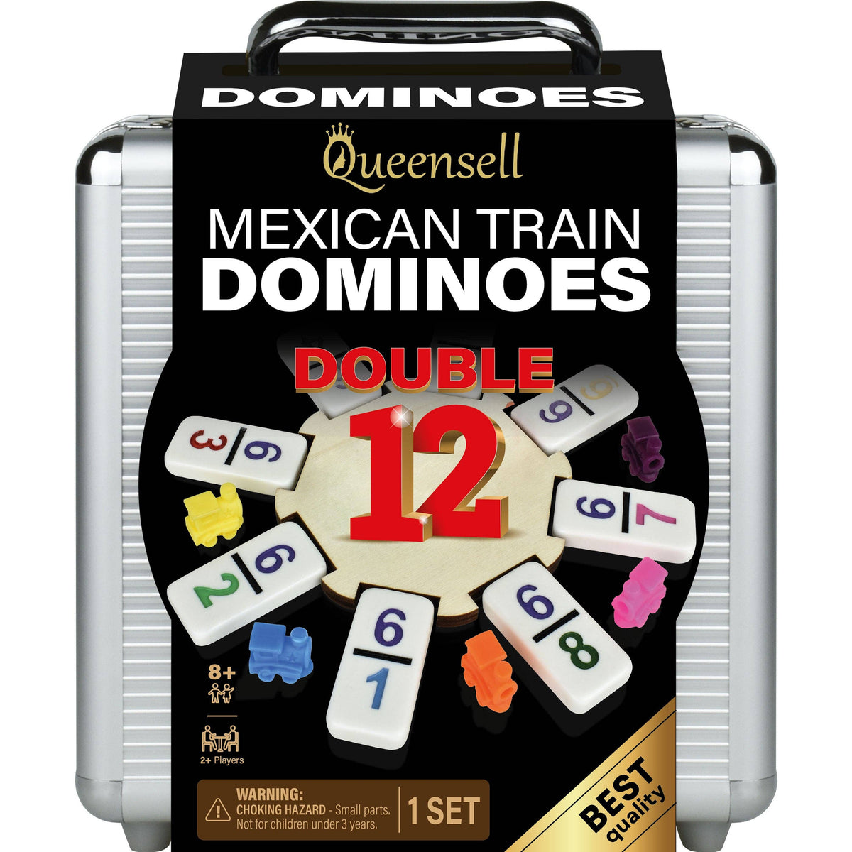 Mexican Train Dominoes - Double 12 with Numbers – Opal Grove Games