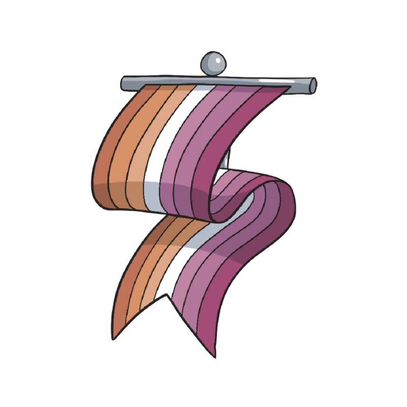 Sticker - Die Hard Dice, Pride Flags – Opal Grove Games