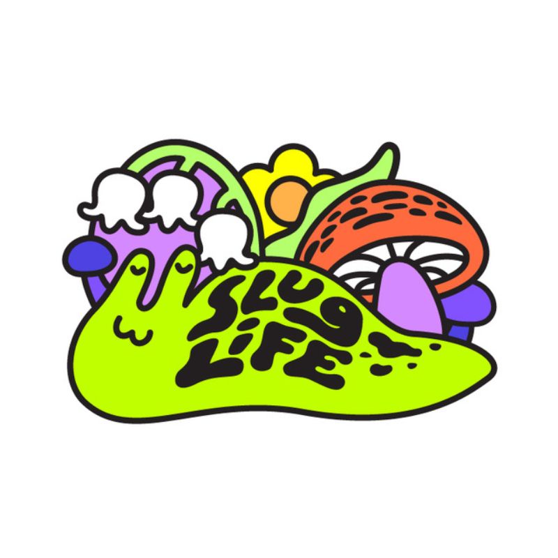 Slug Life Enamel Pin – Opal Grove Games